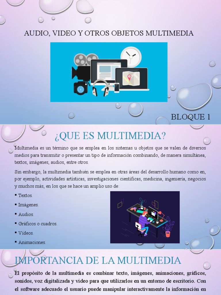 Clase - 2 - Multimedia - 19 - Junio - 20 | PDF | Multimedia | Información