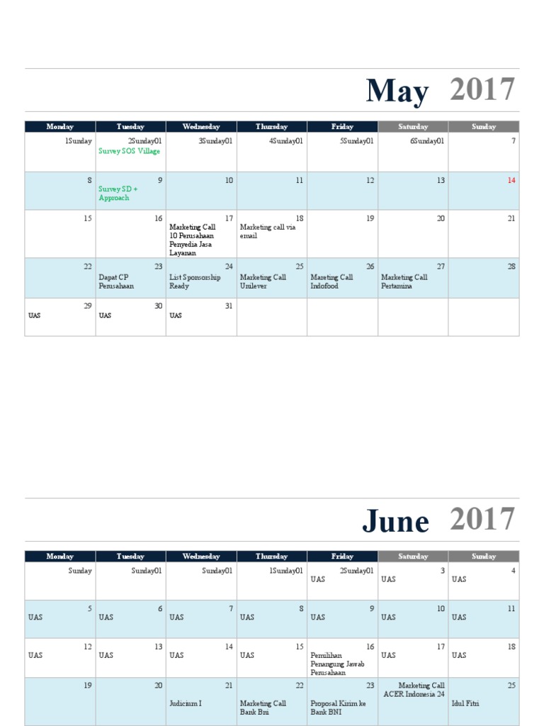 Timeline Humas& Sponsor | PDF | Business | Leisure