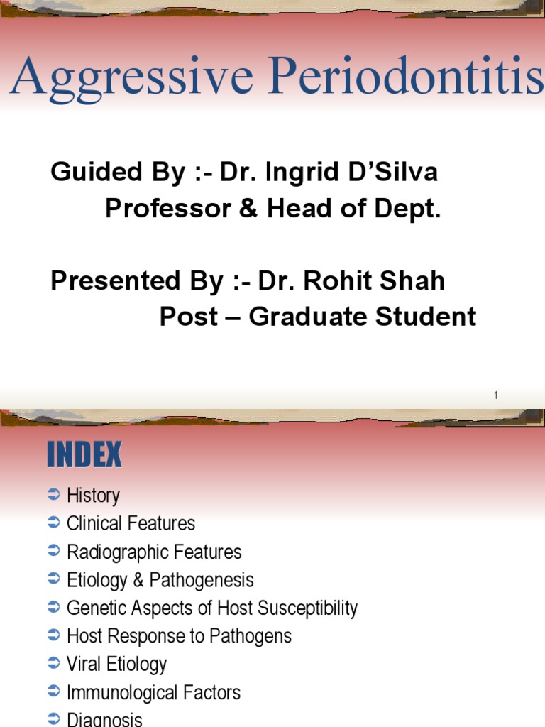 Aggressive Periodontitis Good | PDF | Periodontology | Human Tooth