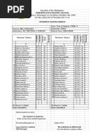 Sample Template For List of With Honors | PDF