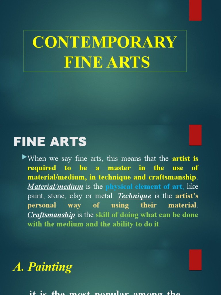 Contemporary Fine Arts | PDF | Sculpture | Fine Art
