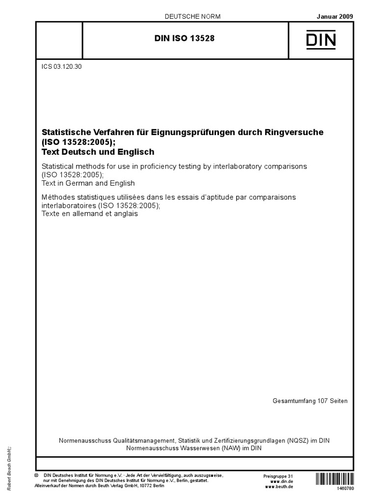 Din Iso 13528-2005 PDF | PDF