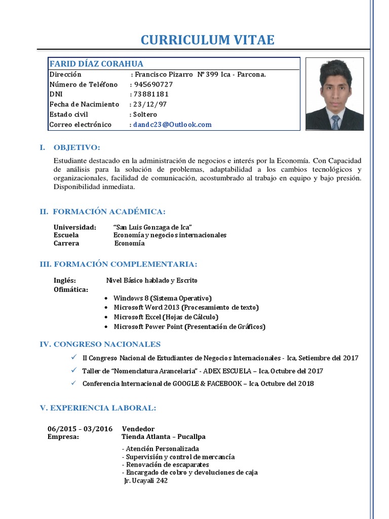 CV Farid | PDF | Microsoft | Business