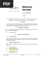 SACAA Exam Entry Form CA 61-91 | PDF | Aircraft | Flight Instructor