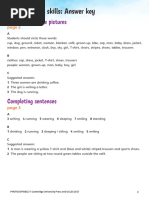 Answer Sheet PET | PDF