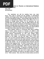Levels of Analysis in IR Explained | PDF | International Relations ...