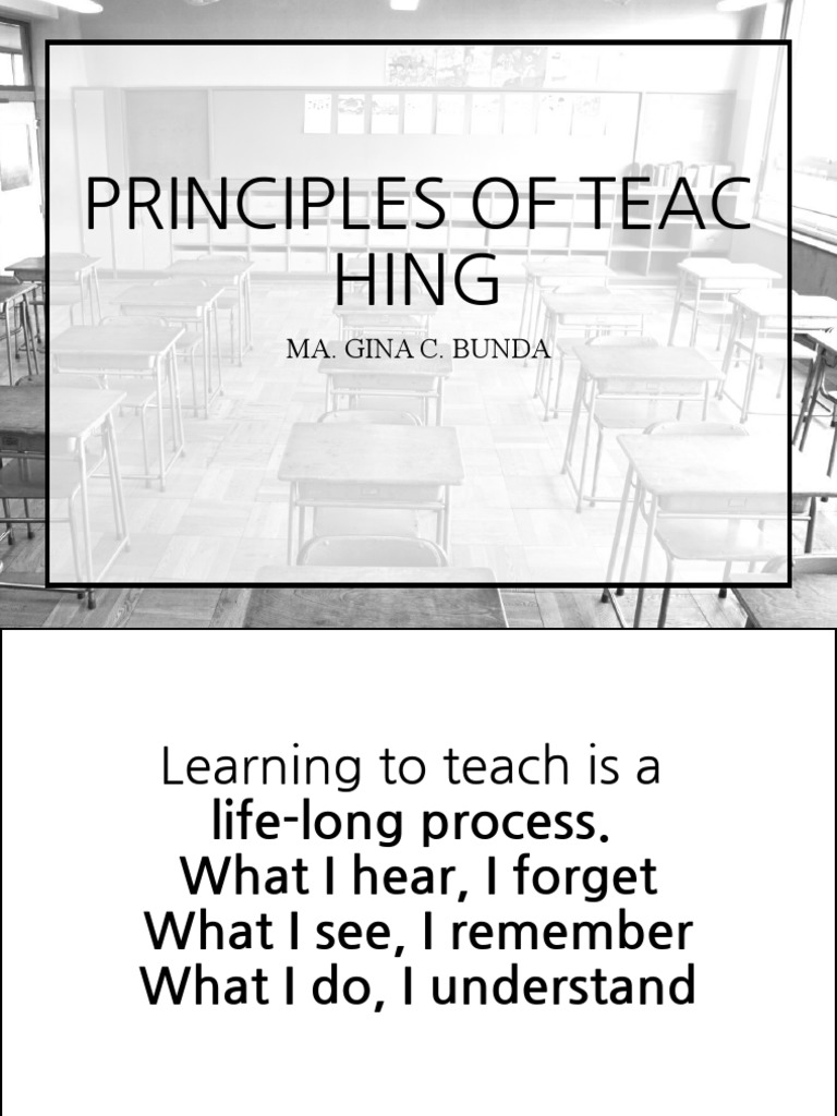 Effective Teaching Principles Explained | PDF | Career & Growth