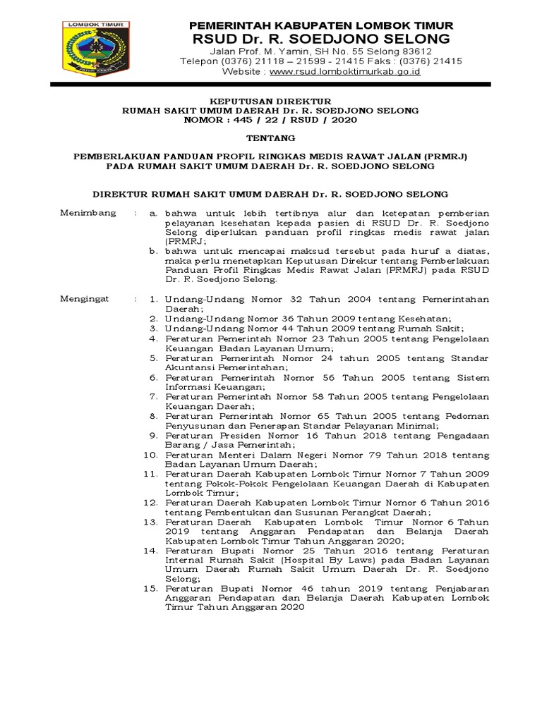 SK Panduan PRMRJ | PDF