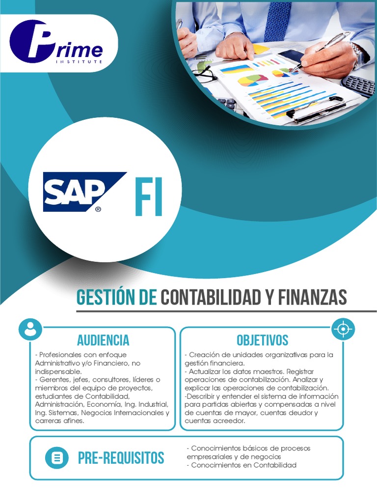 Brochure Sap Fi-Finanzas y Contabilidad | PDF | Contabilidad | Bancos