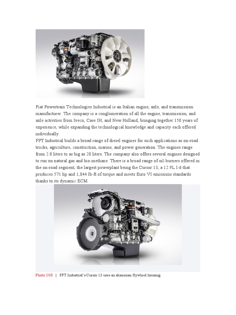 Photo 2/10: - FPT Industrial's Cursor 13 Uses An Aluminum Flywheel ...