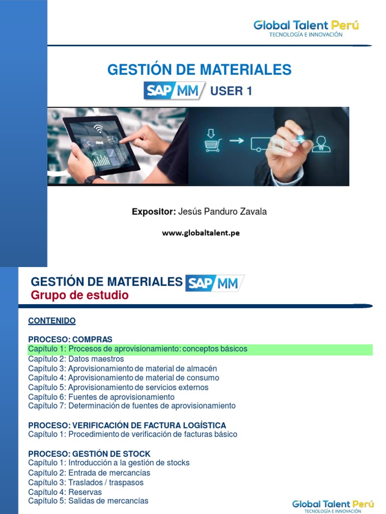 Manual SAP MM Usuario 1 PDF | PDF | Obtención | Factura