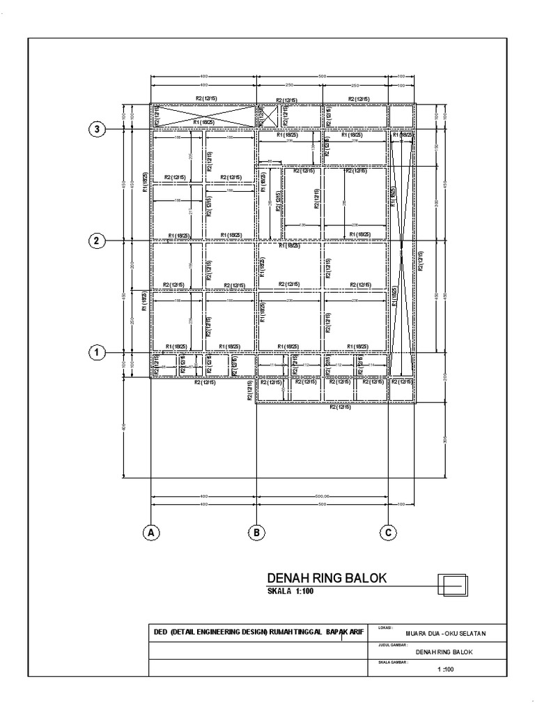 Denah Ring Balok | PDF