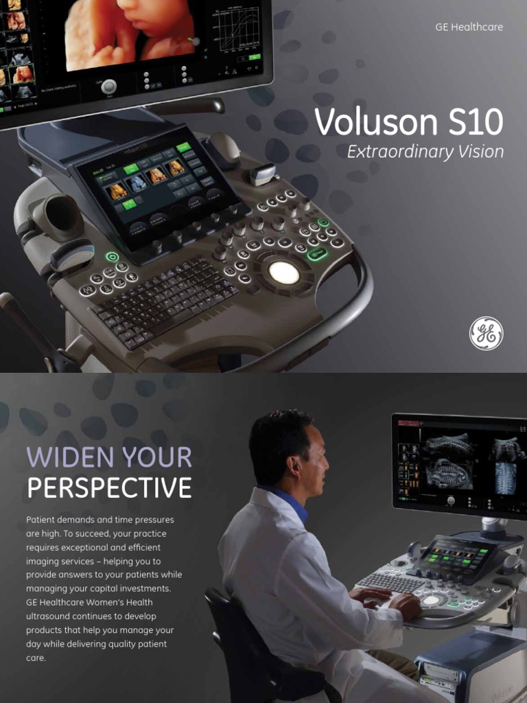 Voluson S10: Extraordinary Vision | PDF | Medical Imaging | Computer ...
