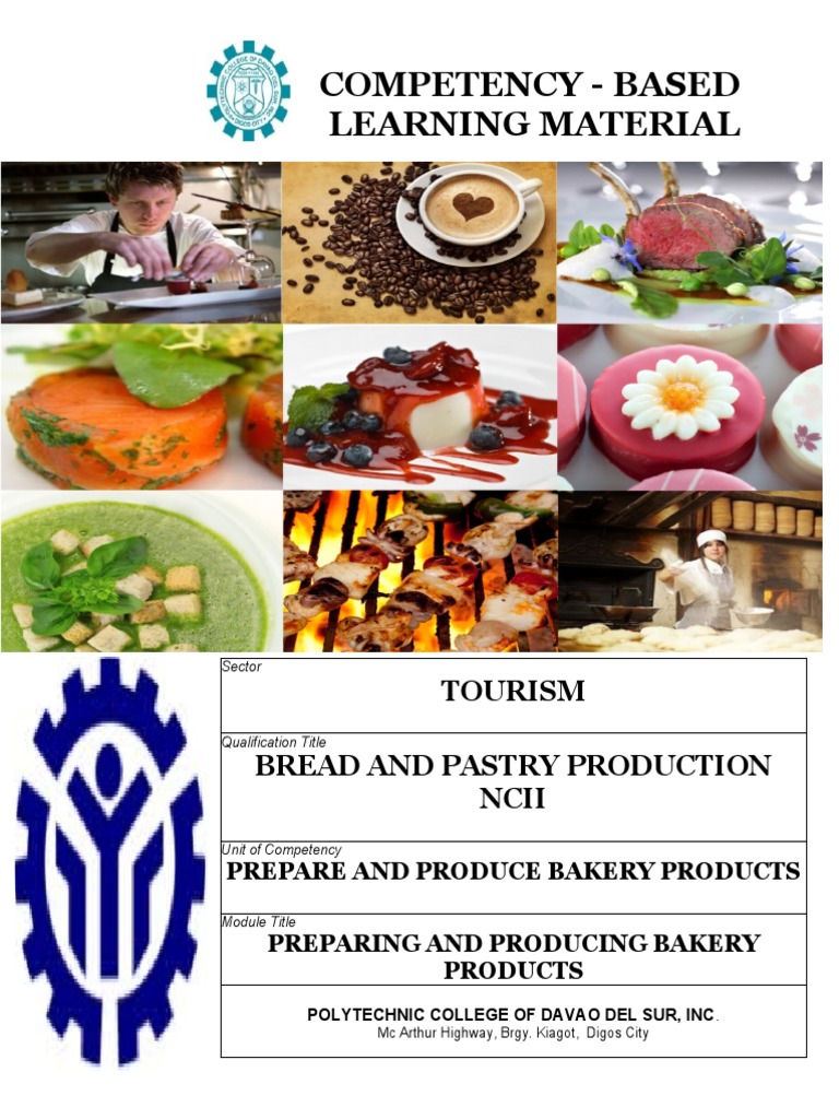 Competency - Based Learning Material: Tourism Bread and Pastry Production Ncii | PDF | Breads ...