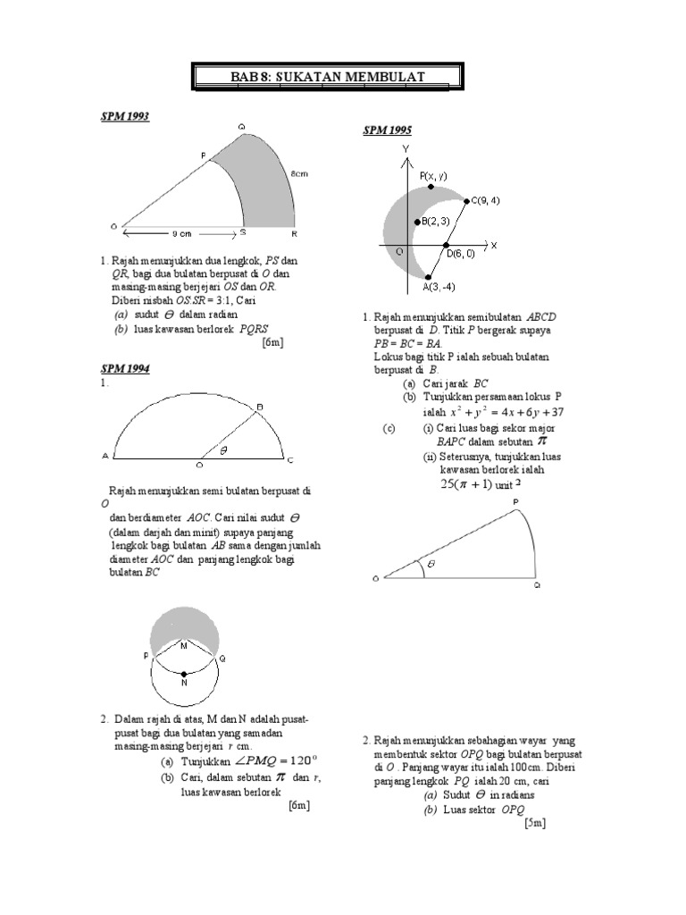 Chapter 8 - Circular Measure | PDF
