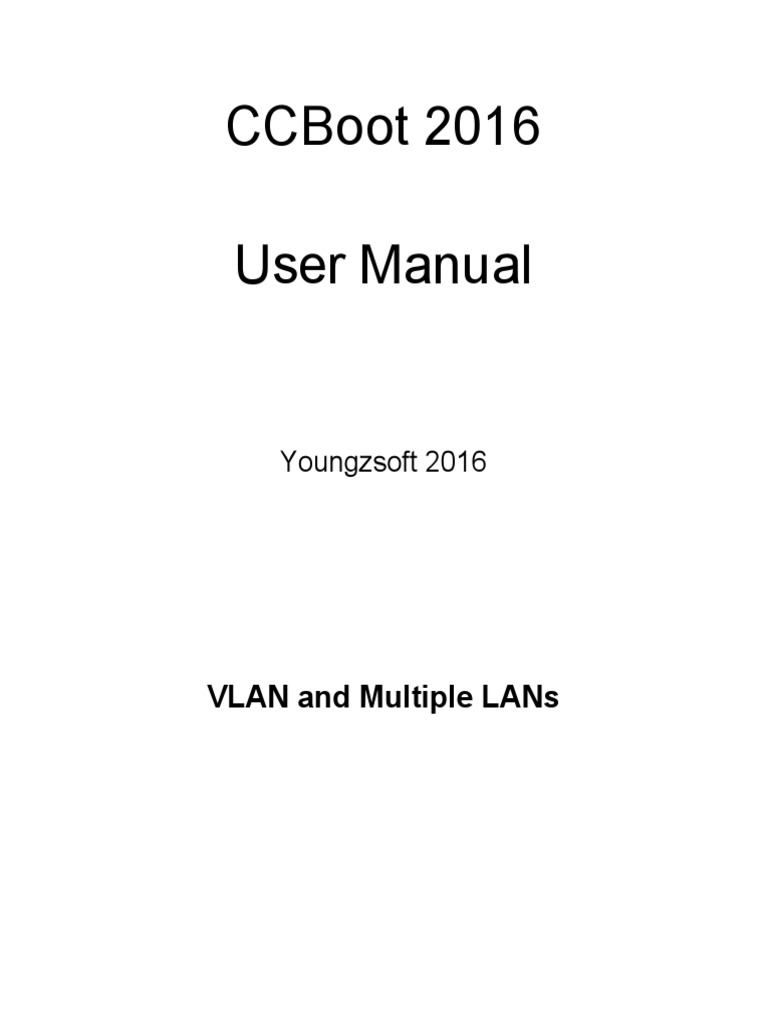 CCBoot Manual - VLAN and Multiple LANs | PDF | Network Interface Controller | Computer Network