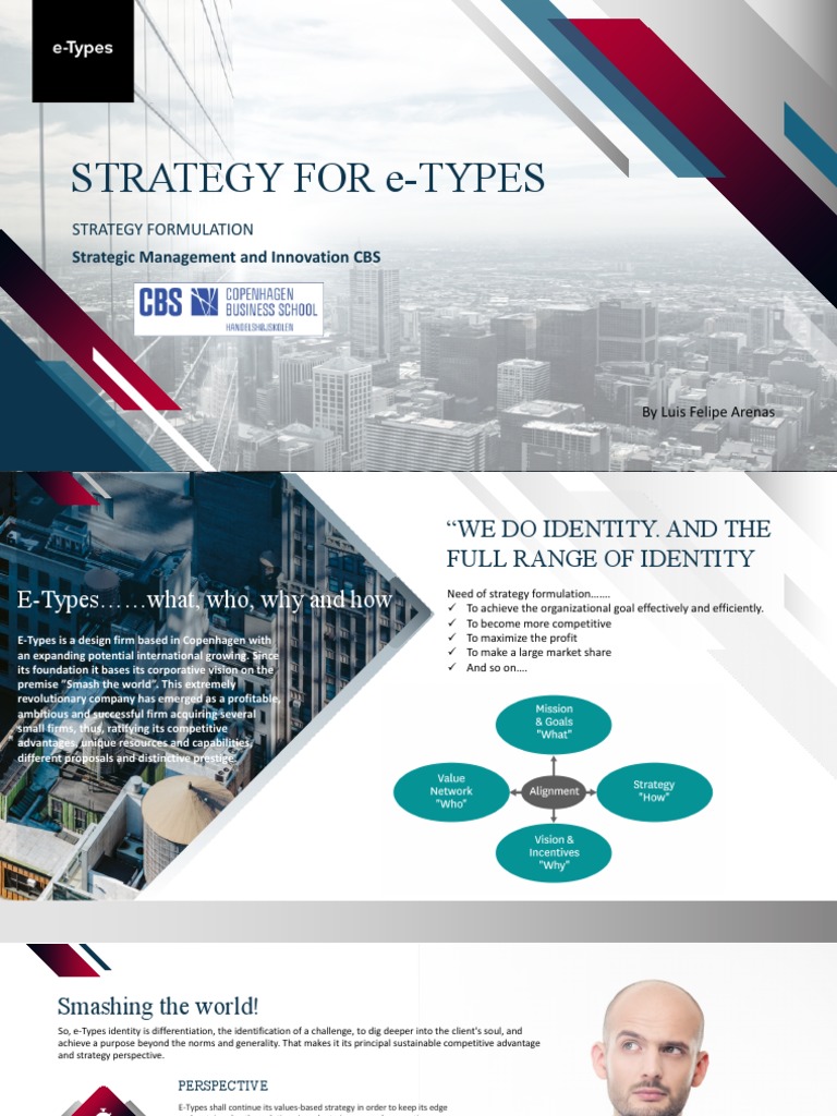 E Types Strategic Formulation LFA PDF | PDF | Competitive Advantage ...
