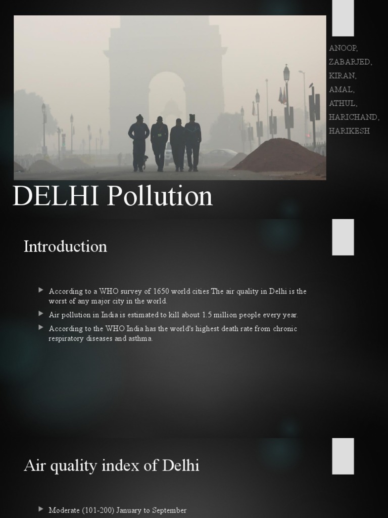 Delhi Pollution | PDF | Air Pollution | Environmental Issues