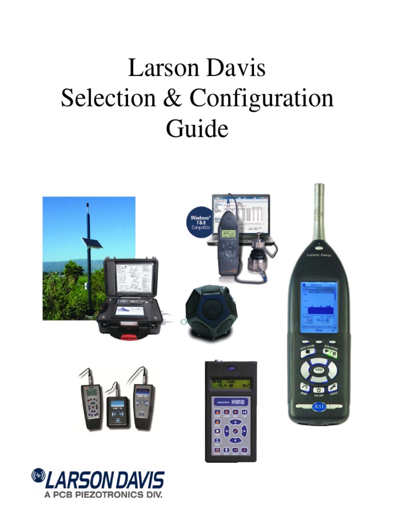 Larson Davis Selection & Configuration Guide | PDF | Microphone | Usb