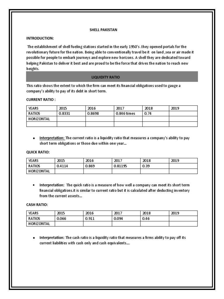 SHELL | PDF | Revenue | Fixed Asset