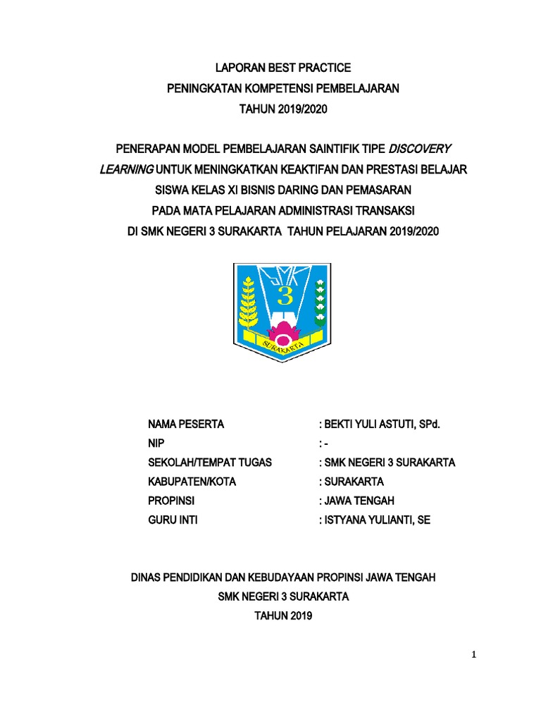 LK.9 Best Practice | PDF | Karier & Perkembangan | Ilmu Sosial