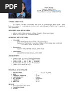 Career Objective:: Maria Fatima G. Pareja | PDF | Teachers | Behavior ...