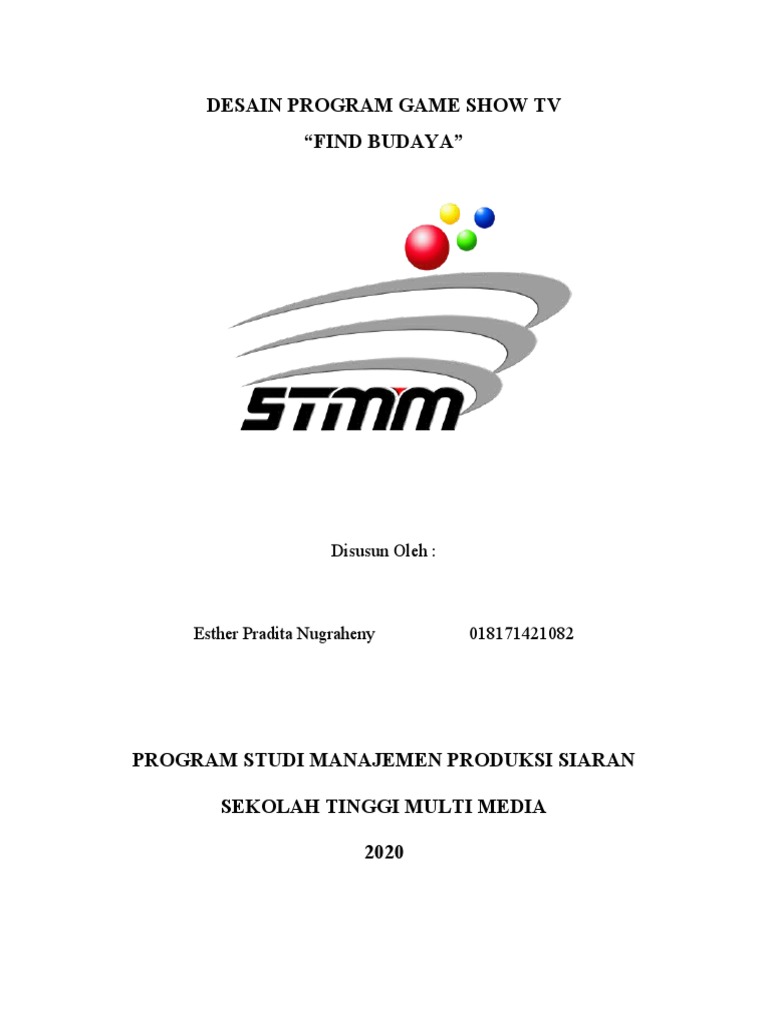 Desain Game Show "Find Budaya" | PDF