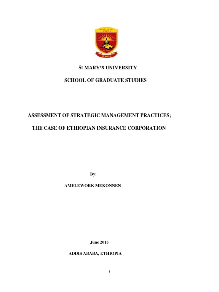 Amelework Mekonnen | PDF | Strategic Management | Swot Analysis