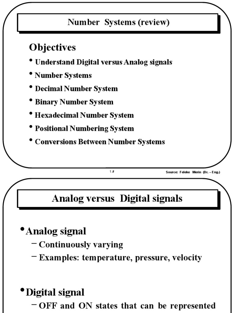 Objectives: Number Systems (Review) | Download Free PDF | Arithmetic ...