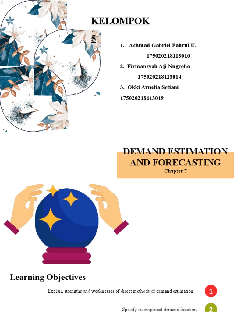 Demand Estimation & Forecasting Guide | PDF | Demand | Seasonality