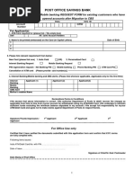 Post Office ATM and Net Banking Form | PDF | Automated Teller Machine ...