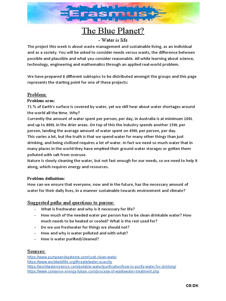 2 The Blue Planet | PDF | Fresh Water | Sustainability