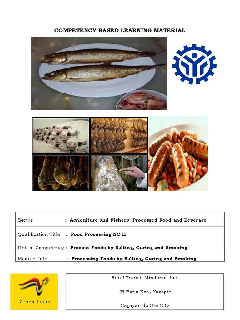 COMPETENCY-BASED LEARNING MATERIAL Secto | PDF | Salt | Beef