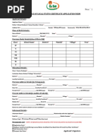 Corrections in Food Security Card - Application Form PDF | PDF