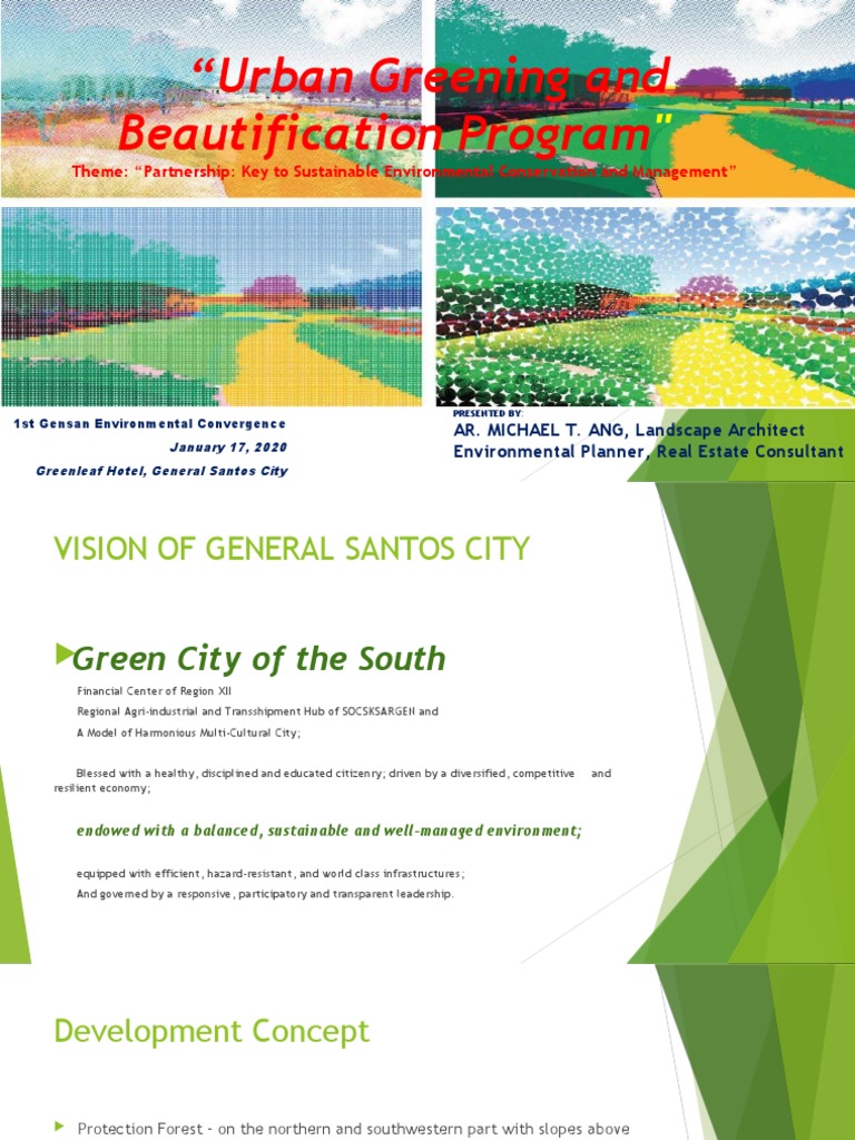 Urban Greening and Beautification Projects | PDF | Coast | Parks