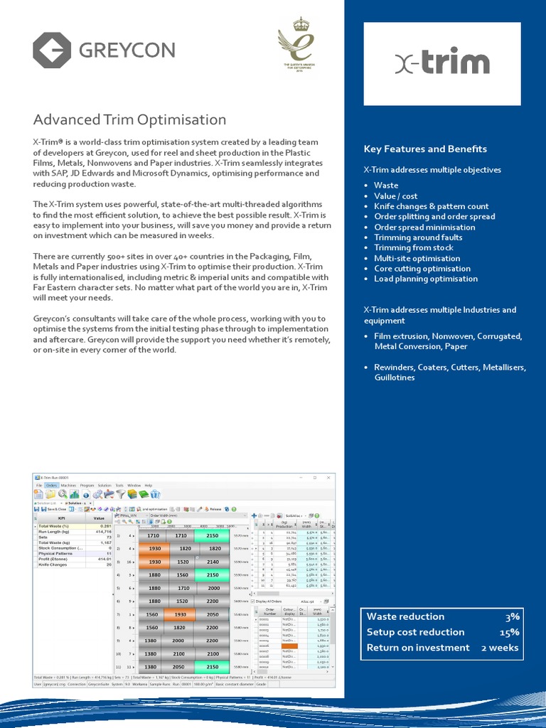 Advanced Trim Optimisation: Key Features and Benefits | PDF | Microsoft ...