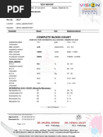 CBC Test Report Format Example Sample Template Drlogy Lab Report | PDF ...