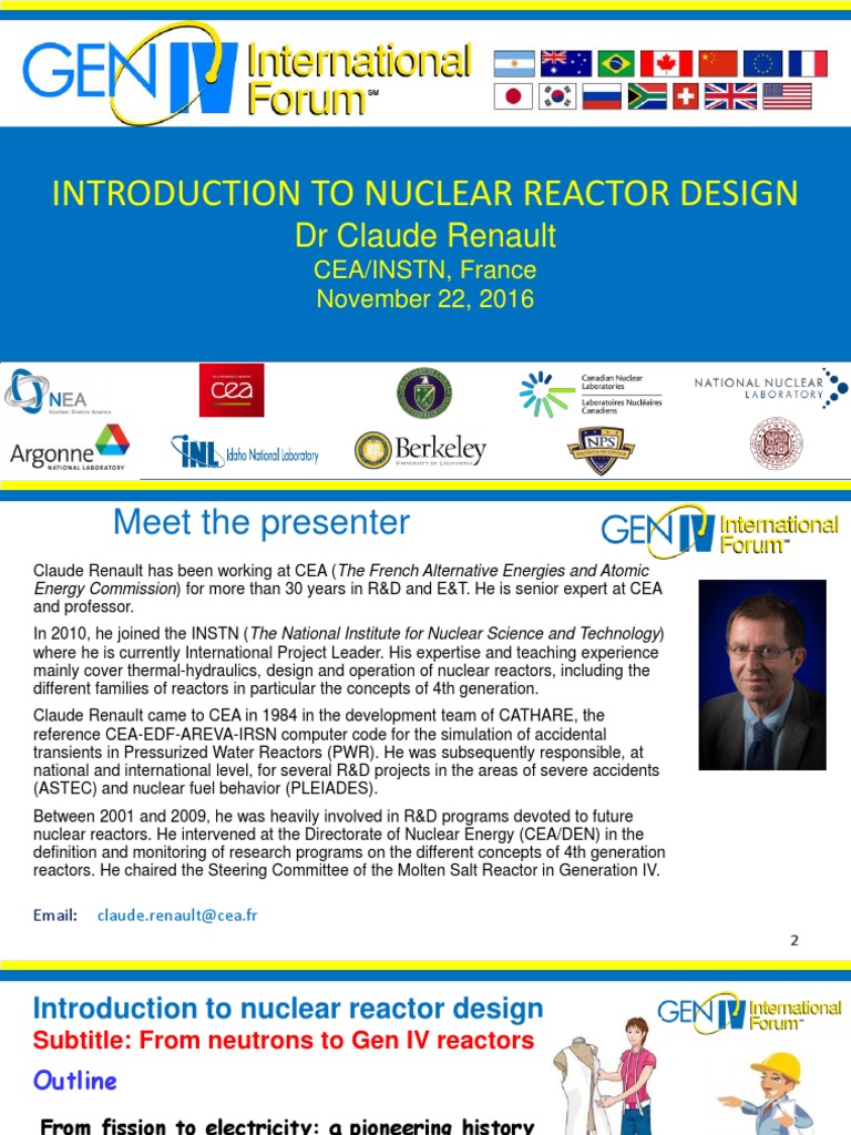 Nuclear Reactor Design Basics | PDF | Nuclear Fission | Nuclear Reactor