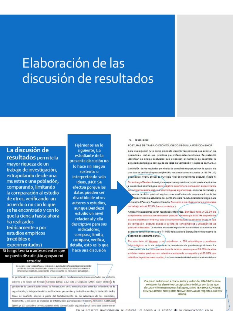 Discusion de Resultados | PDF