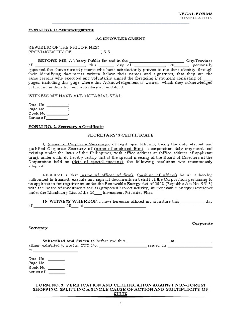 Legal Forms 1 20 | PDF | Lawsuit | Complaint