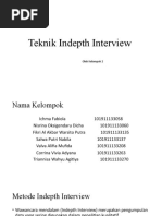 BAB II Indepth Interview | PDF | Karier & Perkembangan