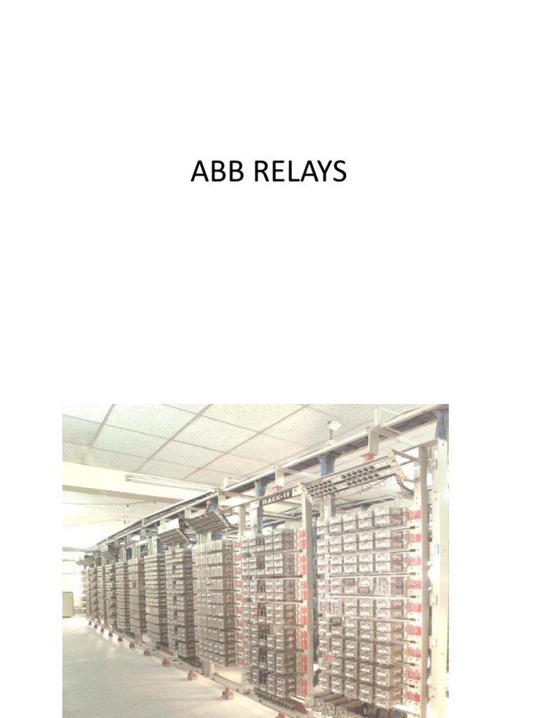 Abb Relays | PDF | Relay | Alternating Current