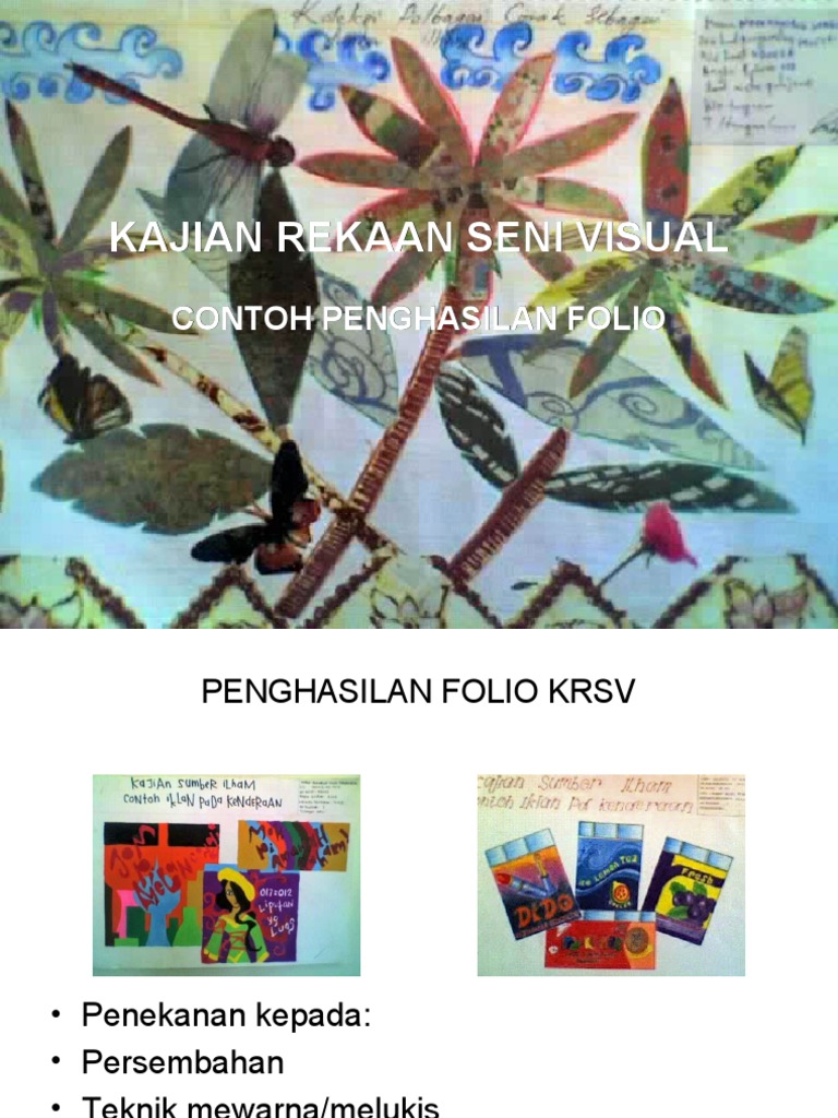 Penghasilan Folio Pendidikan Seni Visual SPM | PDF