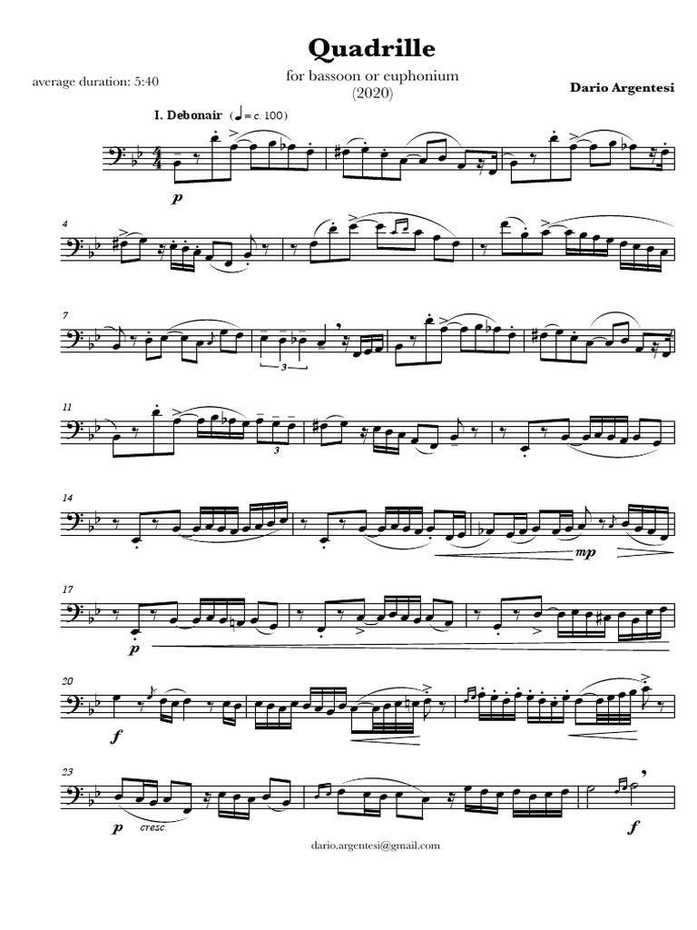 IMSLP617779 PMLP992518 Quadrille | PDF | Alphabet latin