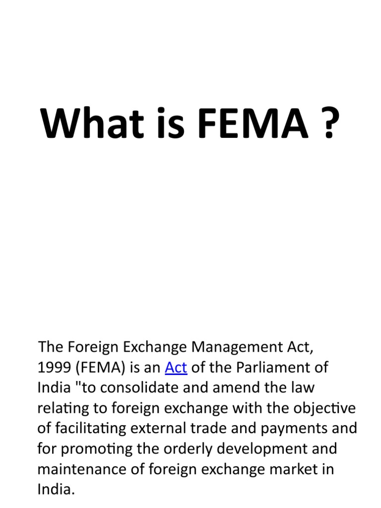 What is FEMA