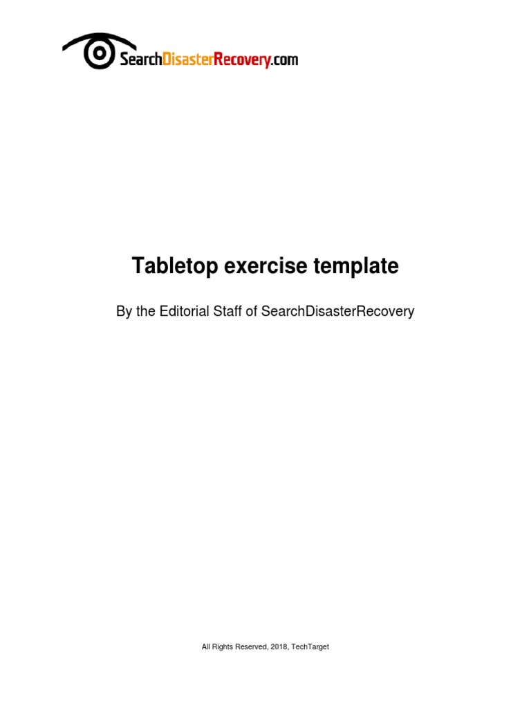 TTX Template Download | PDF | Emergency | Resource