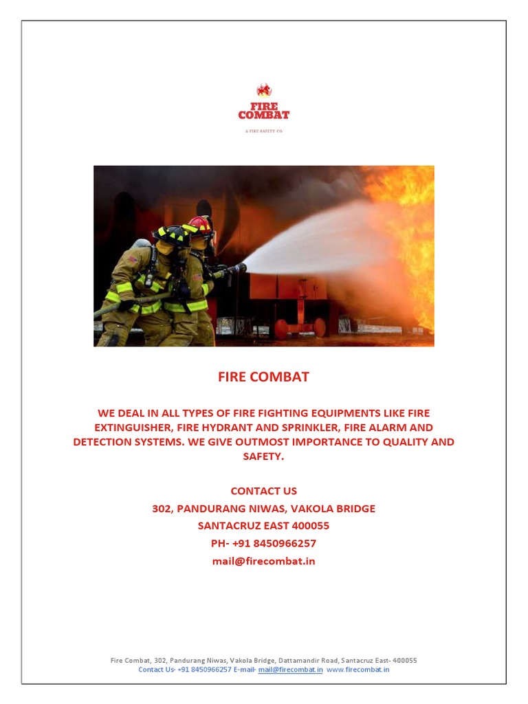 Fire Combat Catalogue | PDF | Fire Sprinkler System | Fires