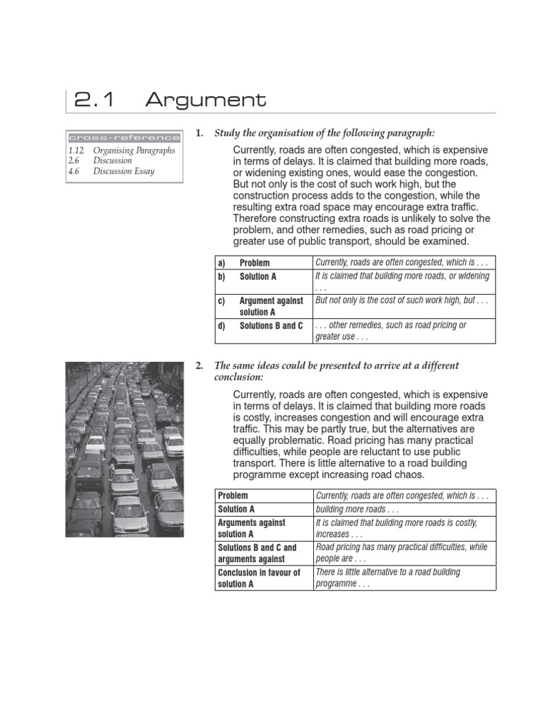 Argument Cause Effect | PDF | Recession | Traffic Congestion