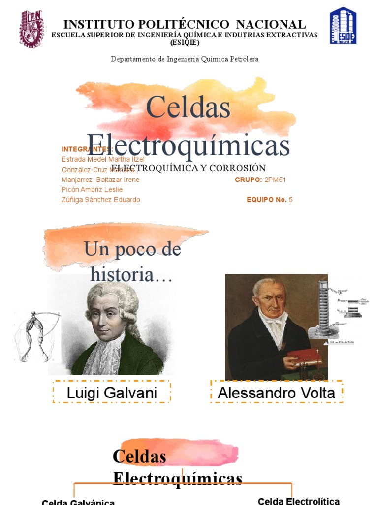 Celdas Galvanicas | PDF | Electroquímica | Pila de combustible
