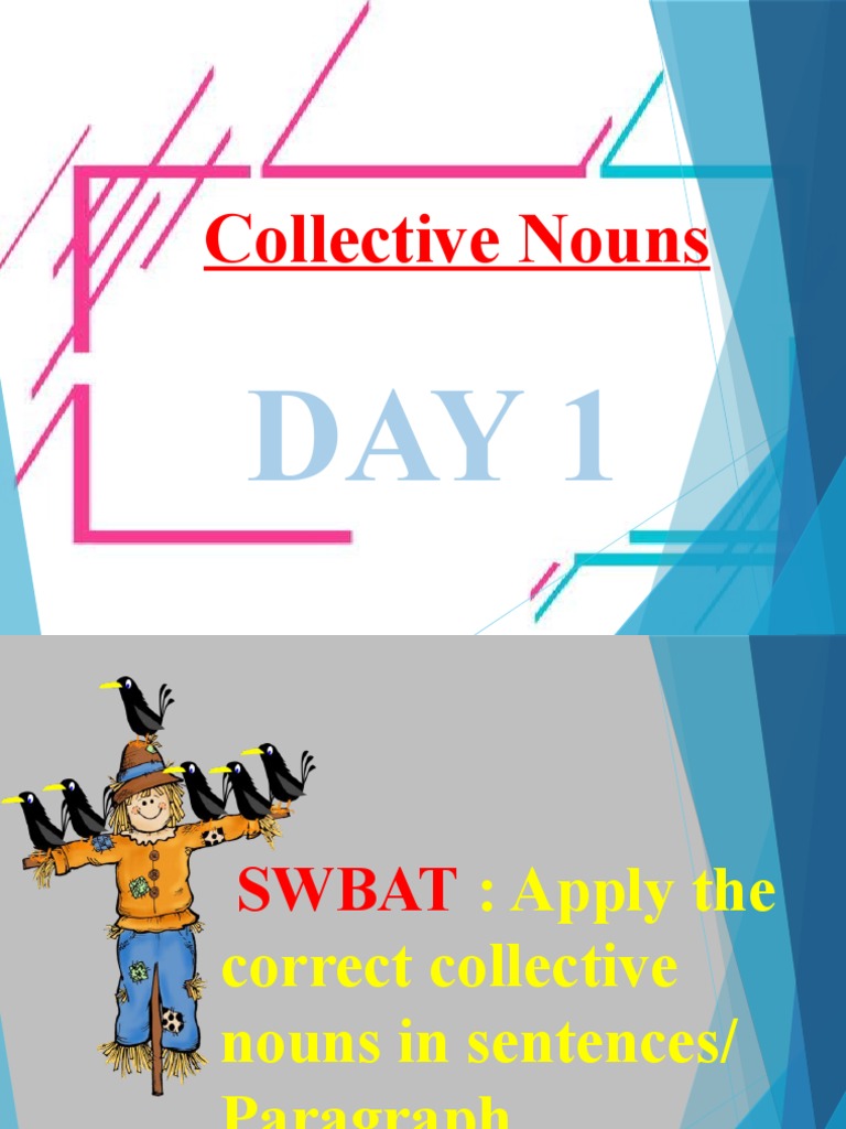 5ab - Collective Nouns - PPT - 2020 | PDF